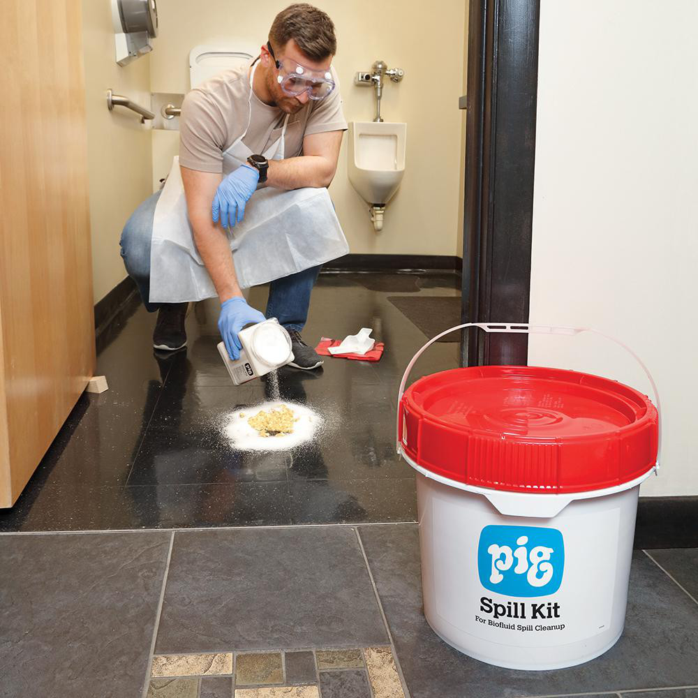 New Pig - Spill Kits; Kit Type: Biohazard Spill Kit; Container Type ...