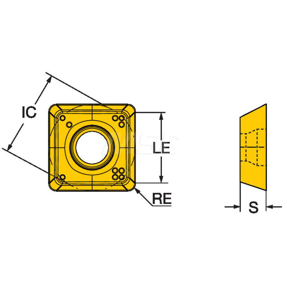 Sandvik Coromant - Milling Insert: ANSI 495-09T3M-MM 1040, ISO 495 ...