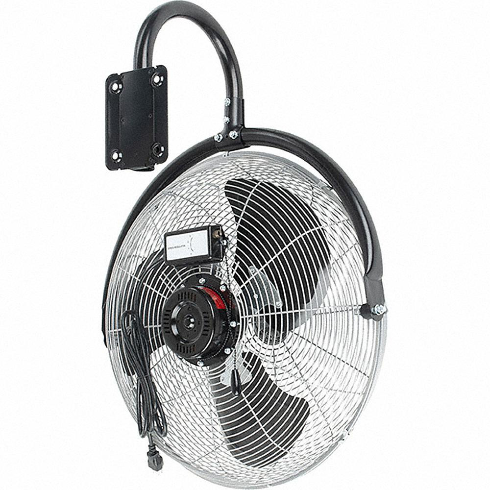 PRO-SOURCE - 20" Blade, 1/3 hp, 6,039 Max CFM, Wall-Mount Fan | MSC Direct