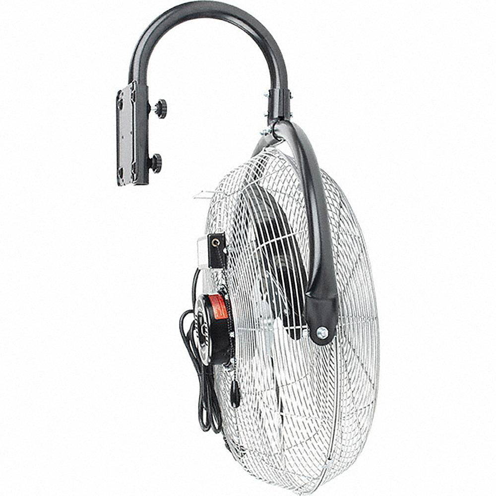PRO-SOURCE - 20" Blade, 1/3 hp, 6,039 Max CFM, Wall-Mount Fan | MSC Direct