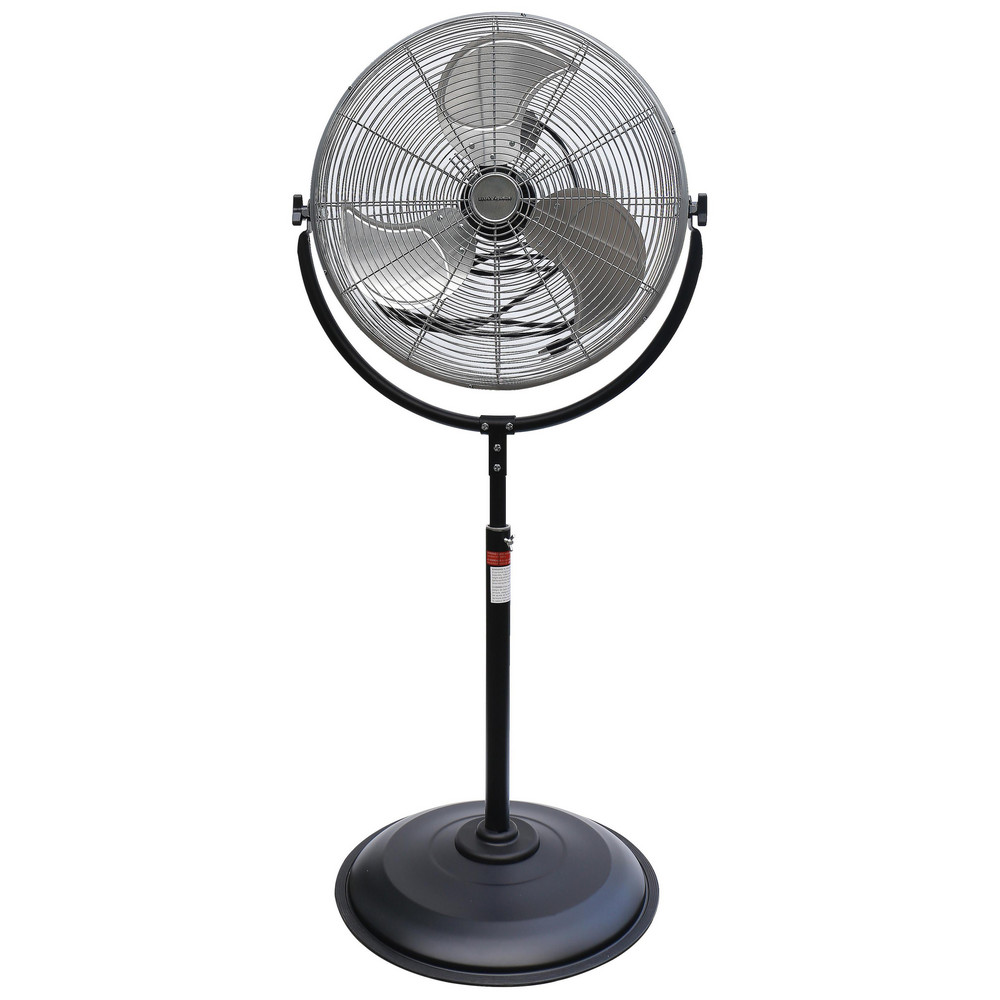 PRO-SOURCE - 20" Blade, 1/8 hp, 6,039 Max CFM, Standing Pedestal Fan ...