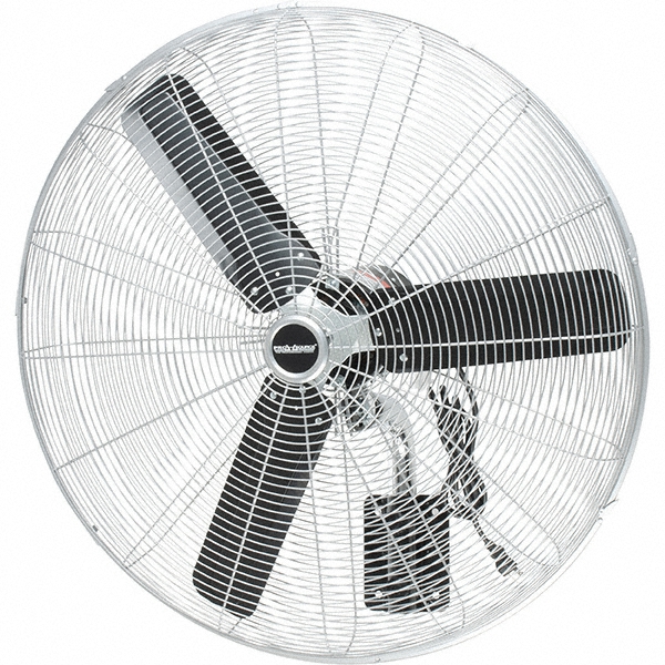 PRO-SOURCE - 30" Blade, 1/3 hp 7,500 Max CFM, Wall-Mount Fan | MSC Direct
