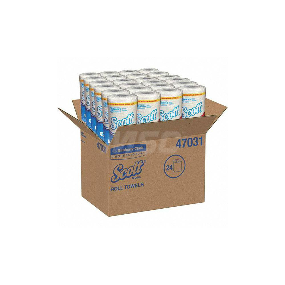 Scott - Kitchen Paper Towels with Quick Absorbing Ridges, White ...