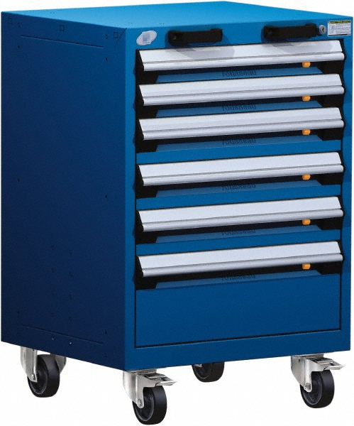 Rousseau Metal - Steel Tool Roller Cabinet: 24" Wide, 6 Drawer | MSC Direct