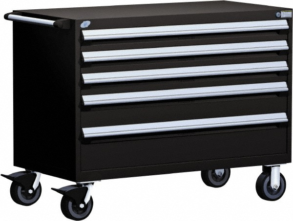 Rousseau Metal - Steel Tool Roller Cabinet: 48" Wide, 5 Drawer | MSC Direct