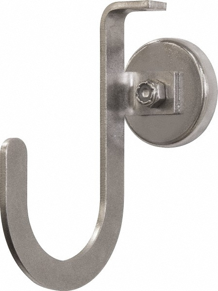 Mag-Mate - Storage Hook: Magnetic Mount, 3-1/4" Projection, 42 lb Load ...