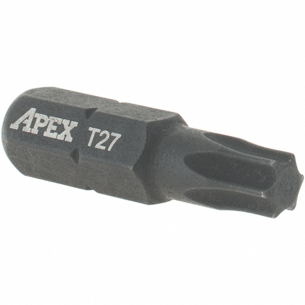 Apex - 1/4" Drive T27 Torx Screwdriver Bit - 39033766 - MSC Industrial ...