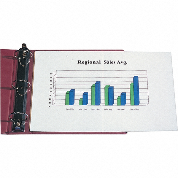 C-LINE® - 25 Pc Sheet Protector-Ring Binder: Clear | MSC Direct