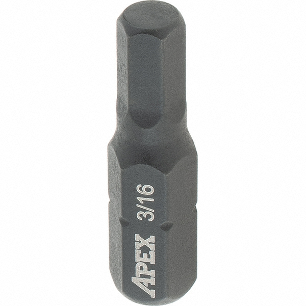 Apex - 3/16" Hex Screwdriver Bit - 39075965 - MSC Industrial Supply