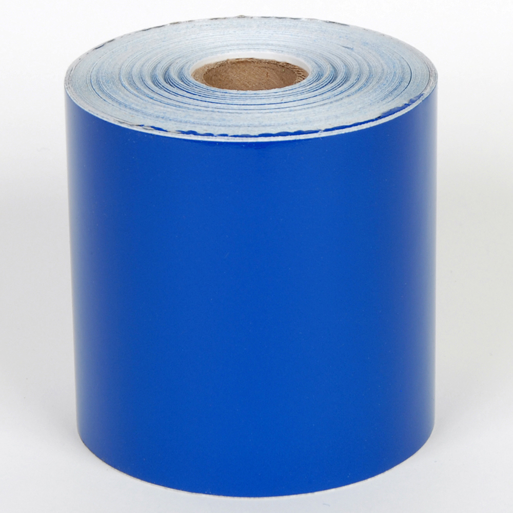 Cobra Systems - Vinyl Tape: 4" x 75', Blue | MSC Direct
