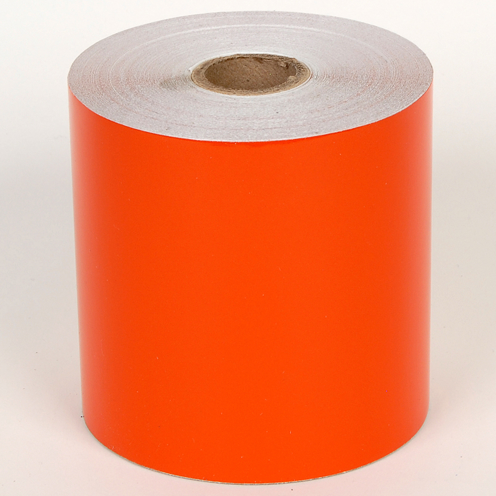 Cobra Systems - Vinyl Tape: 4" x 75', Orange | MSC Direct
