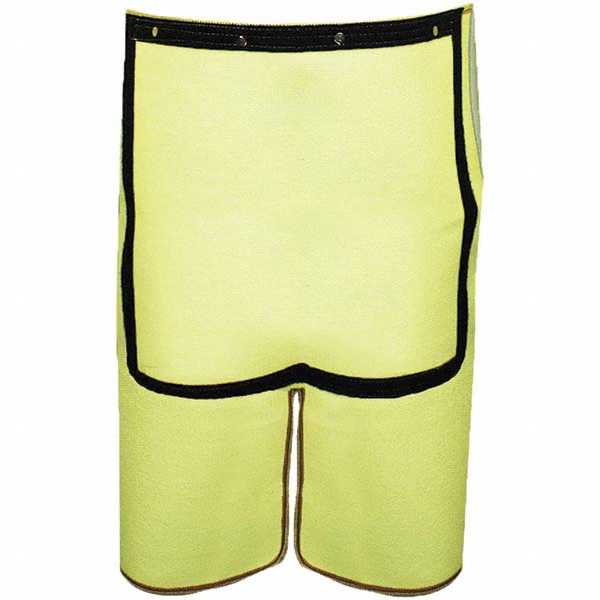 National Safety Apparel - Disposable Split Leg Apron: Yellow | MSC Direct