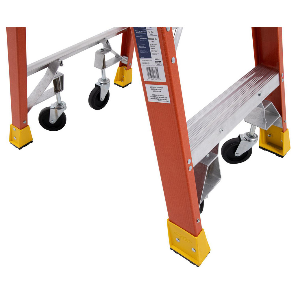 Werner - 3 Step Fiberglass Foldable Step Ladder: Type IA 300 lb ...