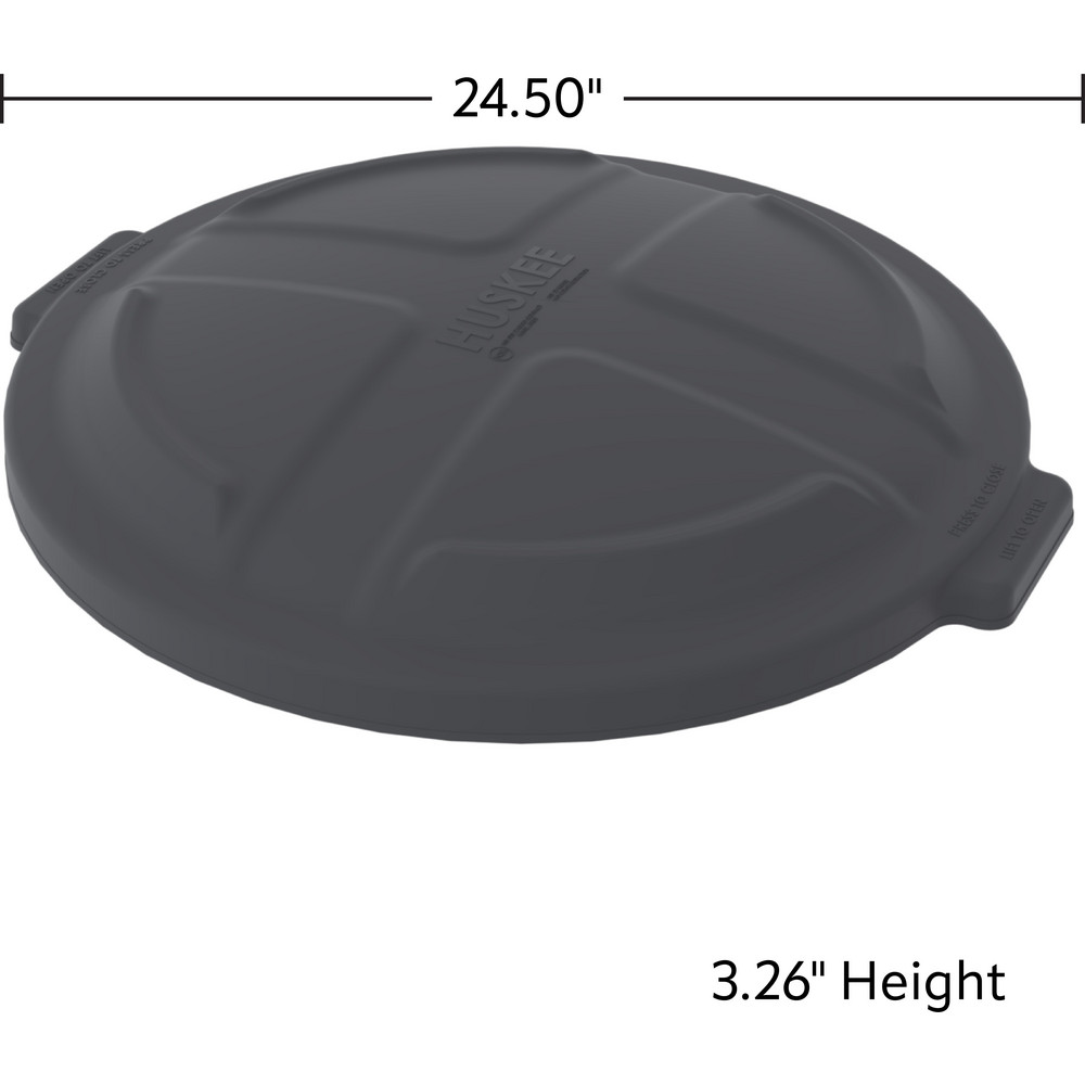 Continental - Trash Can & Recycling Container Lids: Lid Type: Dome; Lid ...