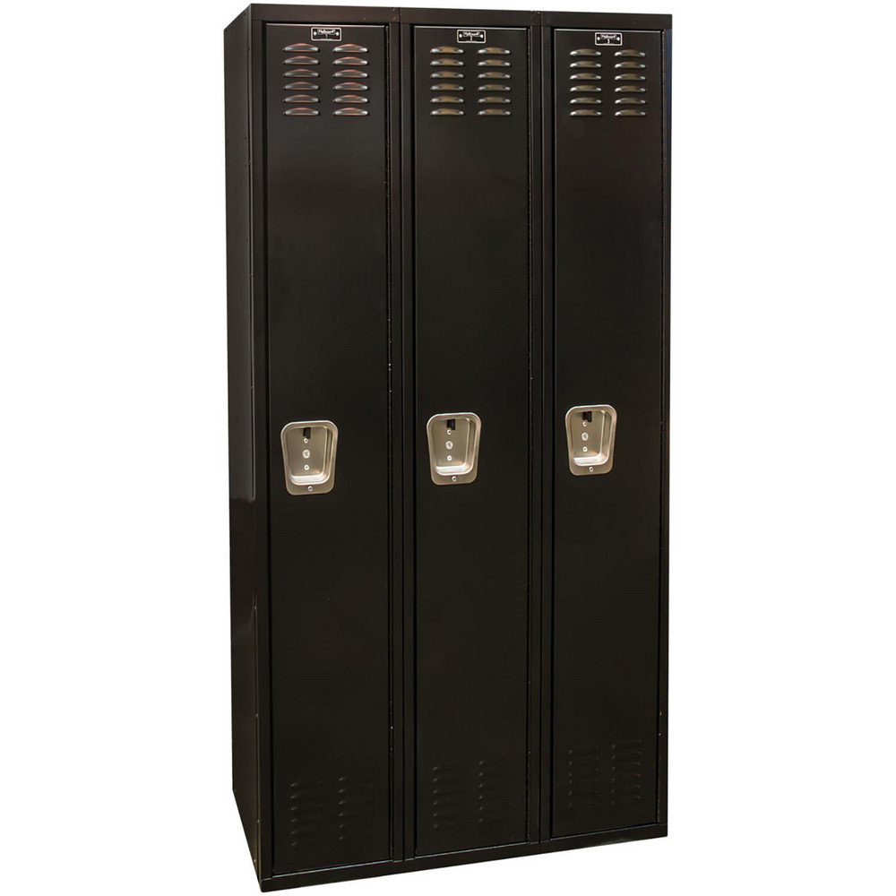 Hallowell - Horizontal Locker: 36" Wide, 18" Deep, 72" High, Latch ...