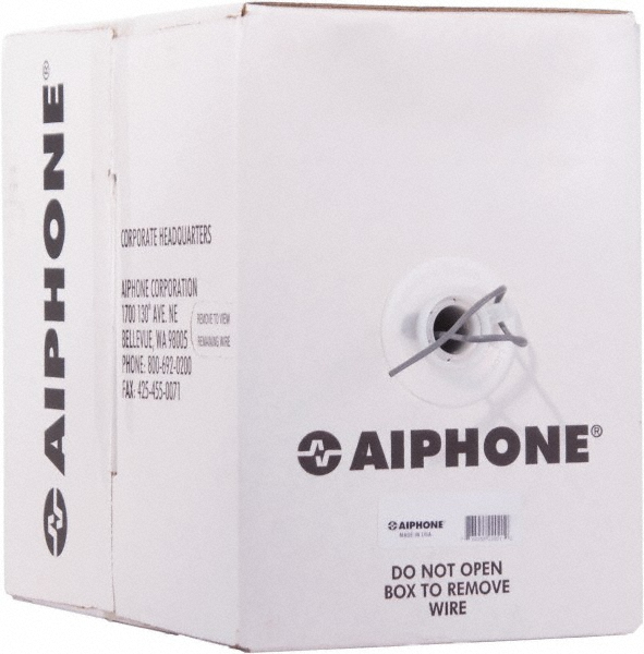 Aiphone - 22 AWG, 2 Wire, 500' OAL Shielded Automation & Communication ...
