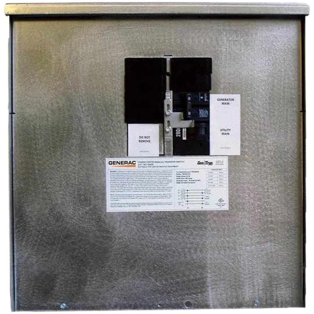 Generac Power - 50 Amp, Power Generator Transfer Switch | MSC Direct