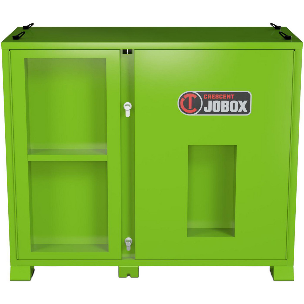 Jobox - Jobsite PPE Box: 72" Wide, 30" Deep, 60" High, 75 cu ft, 18 ga ...