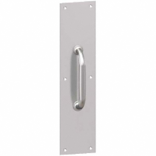 Hager - Bright Brass Finish, Steel Pull Handle Trim | MSC Direct
