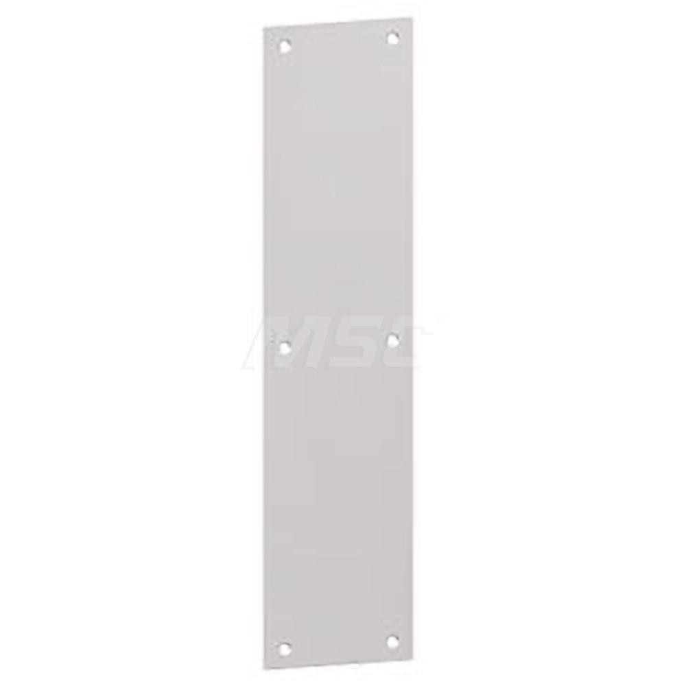 Hager - 4" Wide x 16" OAL Stainless Steel Push Plate | MSC Direct