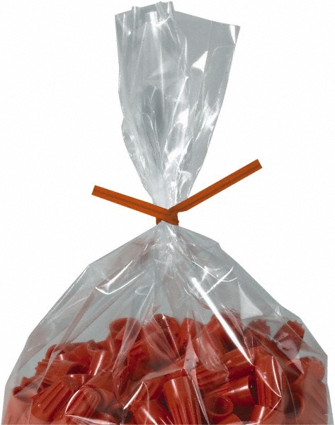 Made in USA - Pack of (2000), 4" Long, Bag Ties | MSC Direct