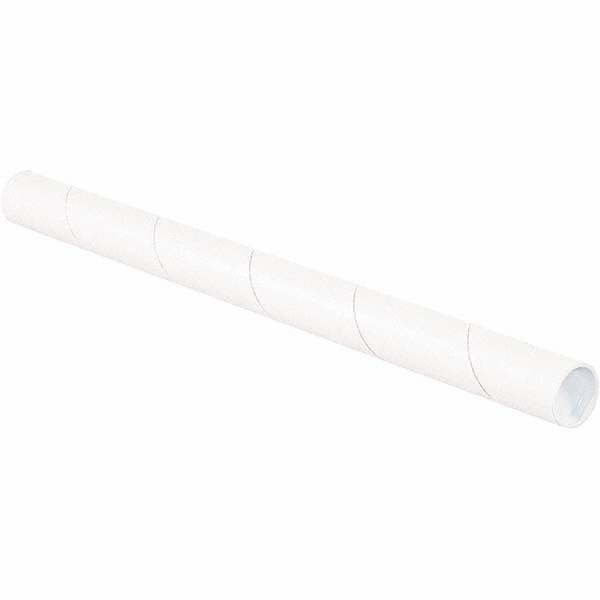 Made in USA - Mailing Tube: 1-1/2" Dia, 18" Long, Round | MSC Direct