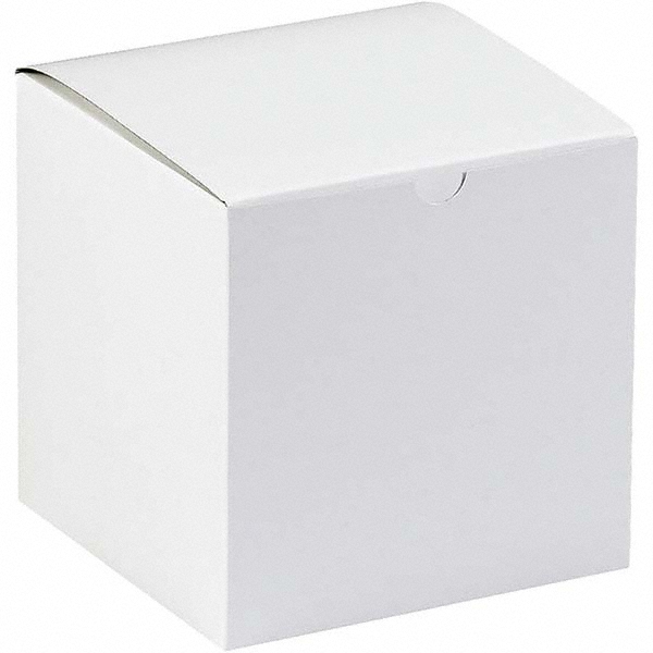Made in USA - 9" Wide x 9" Long x 9" High Square Chipboard Box ...