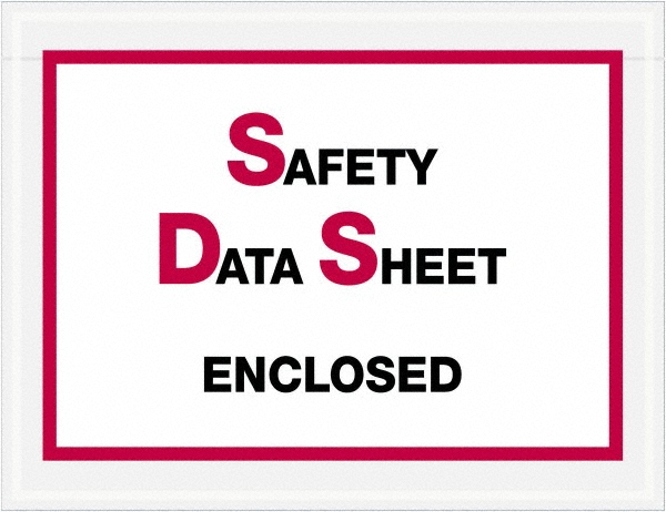 Value Collection - Packing Slip Envelope: Material Safety Data Sheets ...