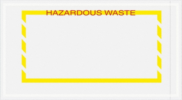 Value Collection - Packing Slip Envelope: Hazardous Waste, 1,000 Pc ...