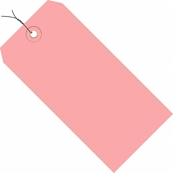 Value Collection Blank Tag 2 3 4 High Pink Synthetic Paper MSC