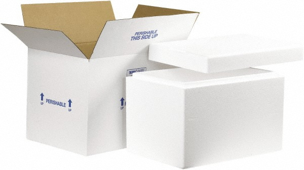 Made in USA - Insulated Shipping Box: 19" Long, 12" Wide | MSC Direct