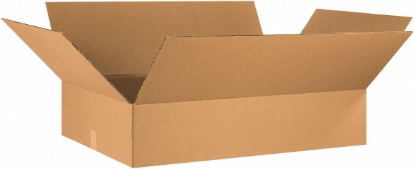 Made in USA - Corrugated Shipping Box: 36" Long, 24" Wide, 8" High ...