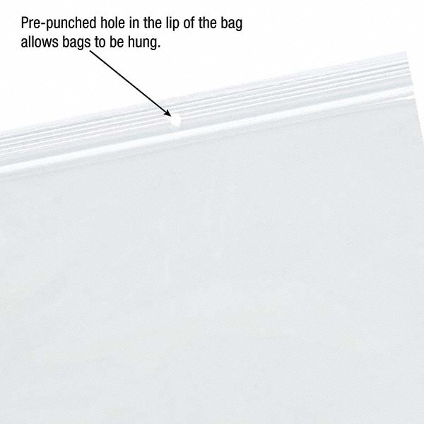 Value Collection - Pack of (1000), 9 x 12" 2 mil Reclosable Poly Bags ...