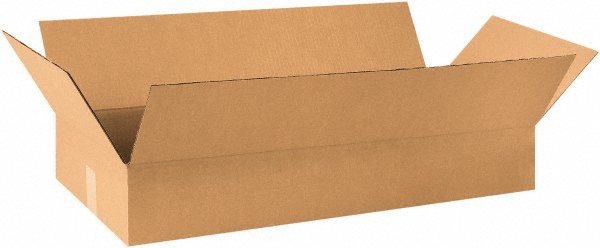 Made in USA - Corrugated Shipping Box: 36" Long, 18" Wide, 6" High ...