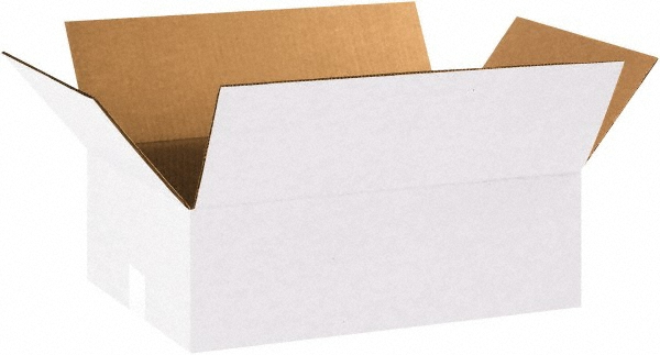 Made in USA - Corrugated Shipping Box: 18" Long, 12" Wide, 6" High ...