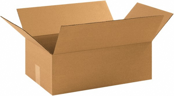 Made in USA - Corrugated Shipping Box: 6" High | MSC Direct