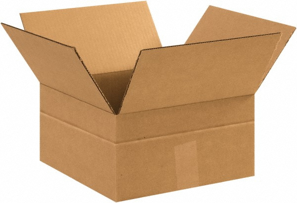 Made in USA - Multi-Depth Shipping Box: 12" Long, 12" Wide, 6" High ...
