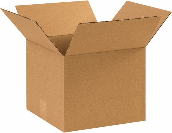 Made in USA - Corrugated Shipping Box: 11" Long, 11" Wide, 9" High ...