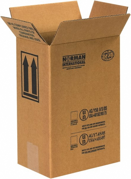 Made in USA - Corrugated Shipping Box: - 39549019 - MSC Industrial Supply