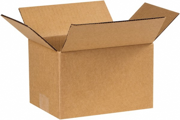 Made in USA - Corrugated Shipping Box: 8" Long, 6" Wide, 5" High | MSC ...