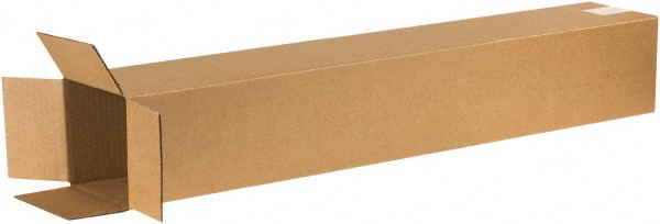 Made in USA - Corrugated Shipping Box: 6" Long, 6" Wide, 40" High | MSC ...