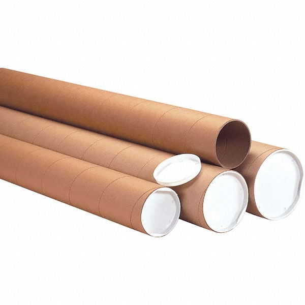 Made in USA - Mailing Tube: 4" Dia, 30" Long, Round | MSC Direct