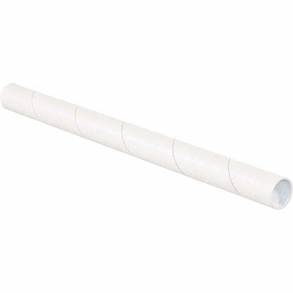 Made In USA 1 1 2 Diam X 6 Long Round White Mailing Tubes
