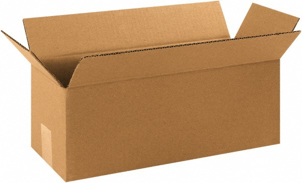 Made in USA - Corrugated Shipping Box: 16" Long, 6" Wide, 6" High | MSC ...