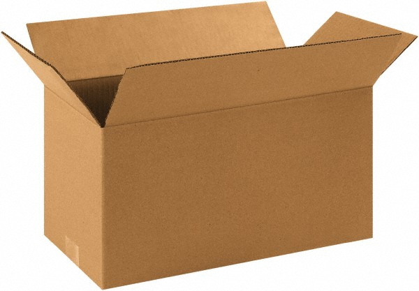 Made in USA - Corrugated Shipping Box: 16" Long, 8" Wide, 8" High | MSC ...