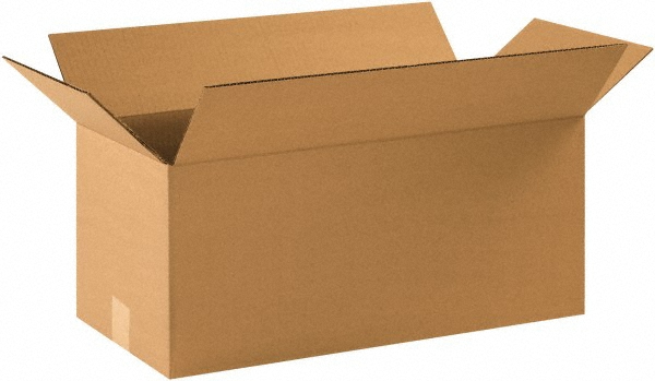 Made in USA - Corrugated Shipping Box: 22" Long, 10" Wide, 10" High ...