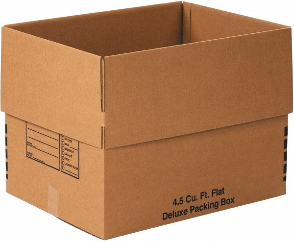 Made in USA - Moving Shipping Box: 24" Long, 18" Wide, 18" High | MSC ...