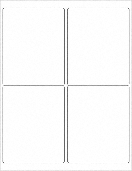 Tape Logic Pack Of 400 4 X 5 White Paper Laser Labels 39571393 