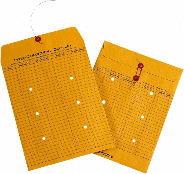 Made in USA - Inter-Department Mailing Envelope: 10" Wide, 13" Long, 28 ...