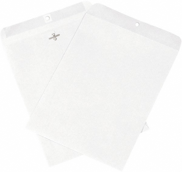 Made in USA - Clasp Mailing Envelope: 9" Wide, 12" Long | MSC Direct